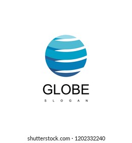 Earth Logo Design Template: vector de stock (libre de regalías ...