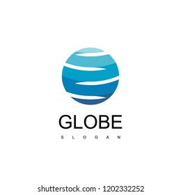 Earth Logo Design Template: vector de stock (libre de regalías ...
