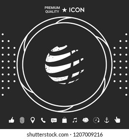 Earth Logo Design Symbol Stock Vector (Royalty Free) 1207009210
