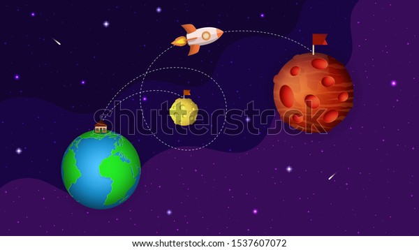 13,111 Earth And Mars Cartoon Images, Stock Photos & Vectors | Shutterstock