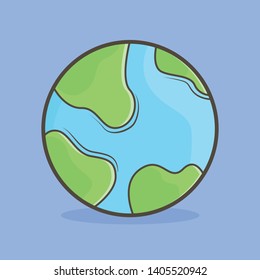 Animated Earth Planet Icon Vector World Stock Vector (Royalty Free ...
