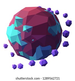 Earth Polygon Art Stock Vector (Royalty Free) 1289562721 | Shutterstock
