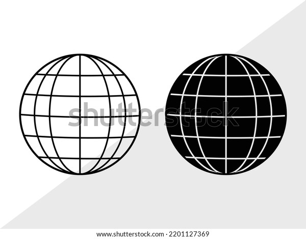 Earth Svg Printable Vector Illustration Stock Vector (Royalty Free ...
