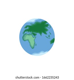 Earth Third Planet Solar System Stock Vector (Royalty Free) 1662235243 ...
