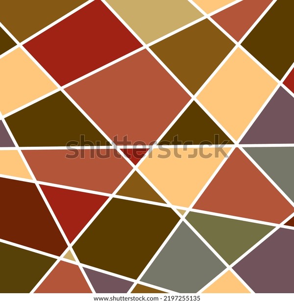 Earth Tone Abstract Background Connection Structure Stock Vector ...