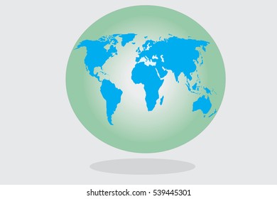 Earth Vector Illustration Stock Vector (Royalty Free) 539445301 ...