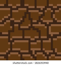 Earth Wall Texture Pixel Art Vector Stock Vector (Royalty Free ...