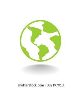 Earth Icon Vector Earth Icon Jpeg: vector de stock (libre de regalías ...