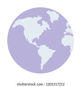Earth World Isolated Stock Vector (Royalty Free) 1201517212 | Shutterstock