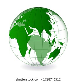 Earth World Map Circle Icon Stock Vector (Royalty Free) 1728746512 ...