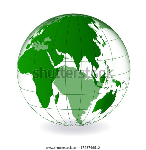 Earth World Map Circle Icon Stock Vector (Royalty Free) 1728746512 ...