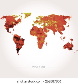 2,382 World map low detail Images, Stock Photos & Vectors | Shutterstock