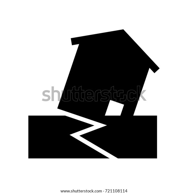Earthquake Icon Stock Vector (Royalty Free) 721108114 | Shutterstock