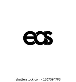 Eas Letter Original Monogram Logo Design Stock Vector (Royalty Free ...