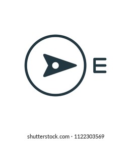 East Direction Icon Stock Vector (Royalty Free) 1122303569 | Shutterstock