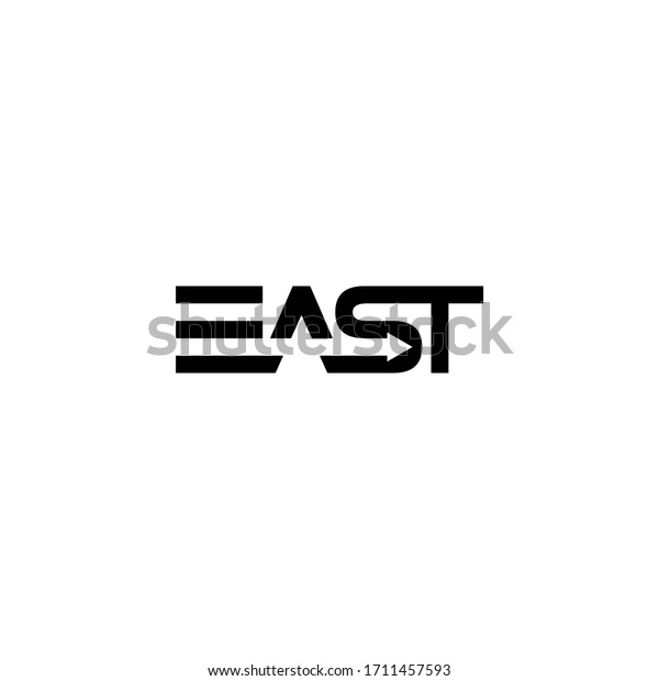 East Letter Original Monogram Logo Design Stock Vector (Royalty Free ...