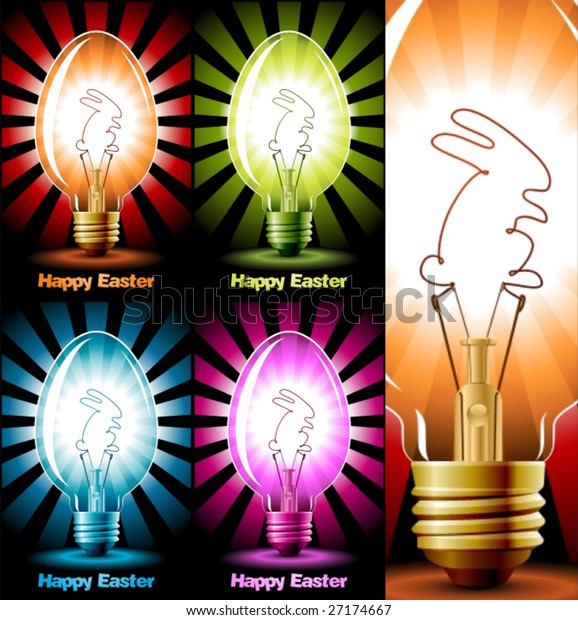 Easter Bulb Set Stock Vector (Royalty Free) 27174667