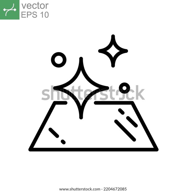 Easy Clean Surface Icon Hygiene Part Stock Vector (Royalty Free ...