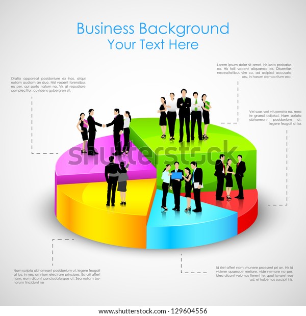 Easy Edit Vector Illustration Business People Stock Vector (Royalty ...