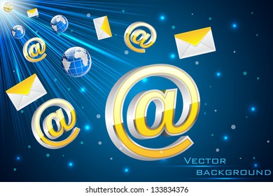 Easy Edit Vector Illustration Email Symbol 库存矢量图（免版税）133834376 ...