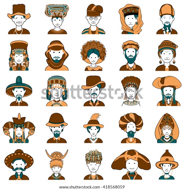 Easy Edit Vector Illustration People Icon: เวกเตอร์สต็อก (ปลอดค่า ...