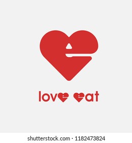 Eat Logo Simple Stock Vector (Royalty Free) 1182473824 | Shutterstock