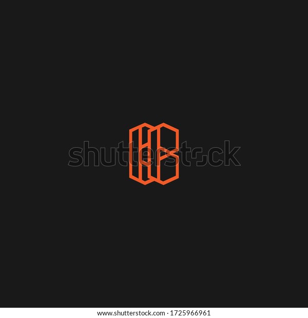 Eb Cb Lettering Minimal Logo Vector Stock Vector (Royalty Free ...
