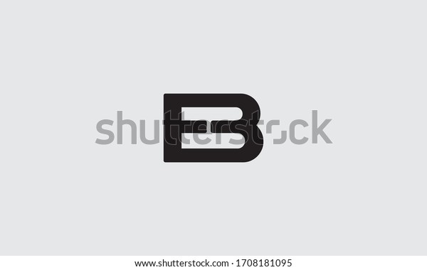 Eb Letter Logo Unique Attractive Creative Stock Vector (Royalty Free ...