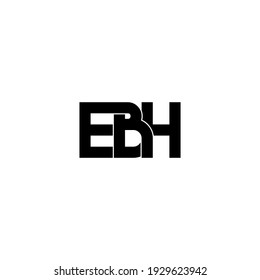 Ebh Letter Original Monogram Logo Design: เวกเตอร์สต็อก (ปลอดค่า ...