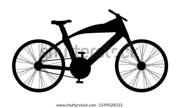 Ebicycle Electric Bicycle Icon Vector Black Stock Vector (Royalty Free ...