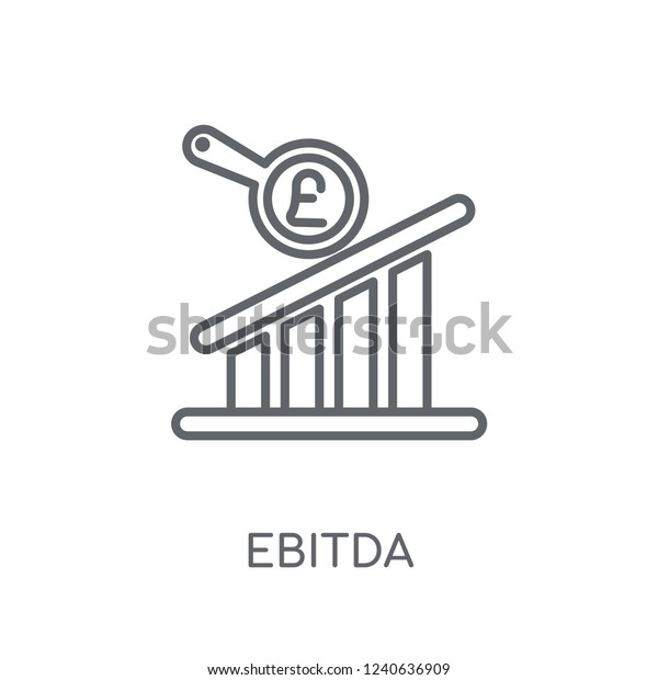 Ebitda Linear Icon Modern Outline Ebitda Stock Vector (Royalty Free ...