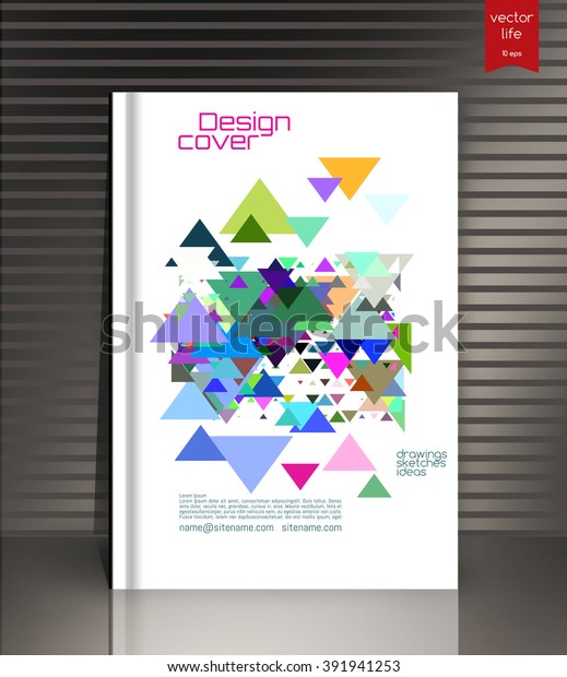 Ebook Cover Layout Ebook Cover Design Stock Vector (Royalty Free) 391941253
