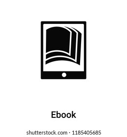 Ebook Icon Vector Isolated On White Stock Vector (Royalty Free ...
