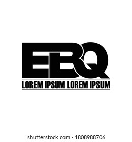 Ebq Letter Monogram Logo Design Vector Stock Vector (Royalty Free ...