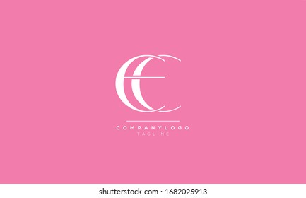 Ec Letter Logo Design Template Vector Stock Vector (Royalty Free ...