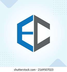 Ec Letter Modern Creative Premium Logo Stock Vector (Royalty Free ...