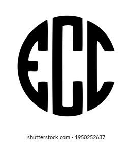 Ecc Letter Logo Design Icon Stock Vector (Royalty Free) 1950252637 ...