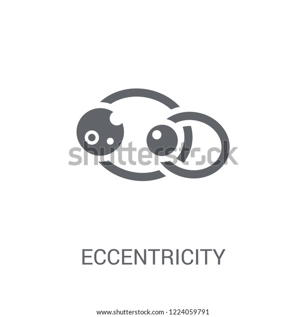 Eccentricity Icon Trendy Eccentricity Logo Concept Stock Vector ...