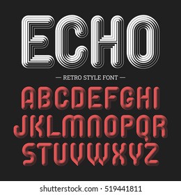 309 Echo Font Stock Vectors, Images & Vector Art | Shutterstock