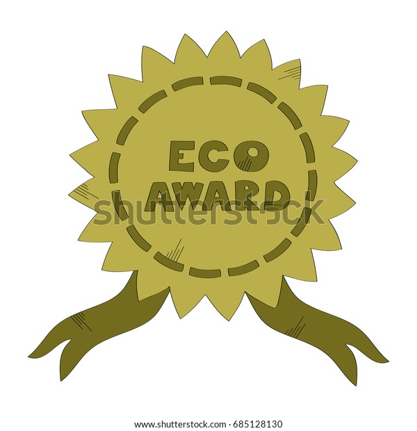 Eco Award Vector Badge Stock Vector (Royalty Free) 685128130 | Shutterstock