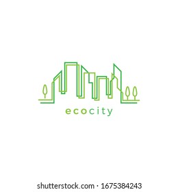 Eco City Logo Icon Vector Stock Vector (Royalty Free) 1675384243 ...