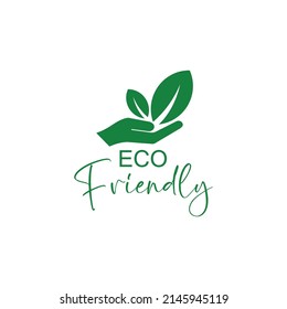 Eco Friendly Text On White Background Stock Vector (Royalty Free ...
