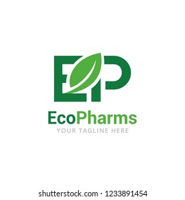 Eco Pharmacy Vector Logo Eco Bio Stock Vector (Royalty Free) 1233891454 ...
