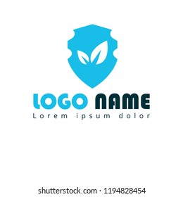 Eco Protect Logo Template: vector de stock (libre de regalías ...