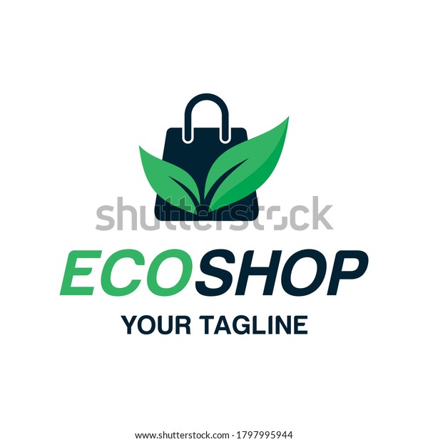 Eco Shop Logo Design Vector Eps Stock Vector (Royalty Free) 1797995944 ...