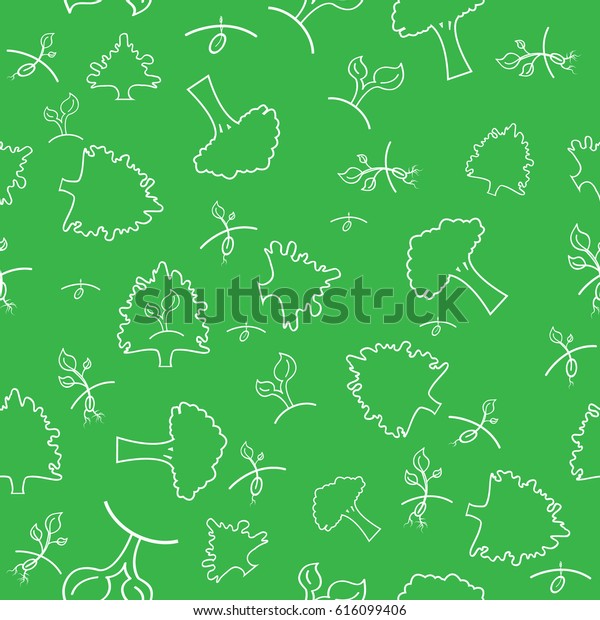 Eco Texture Seamless Tree Seedling Root: เวกเตอร์สต็อก (ปลอดค่า ...
