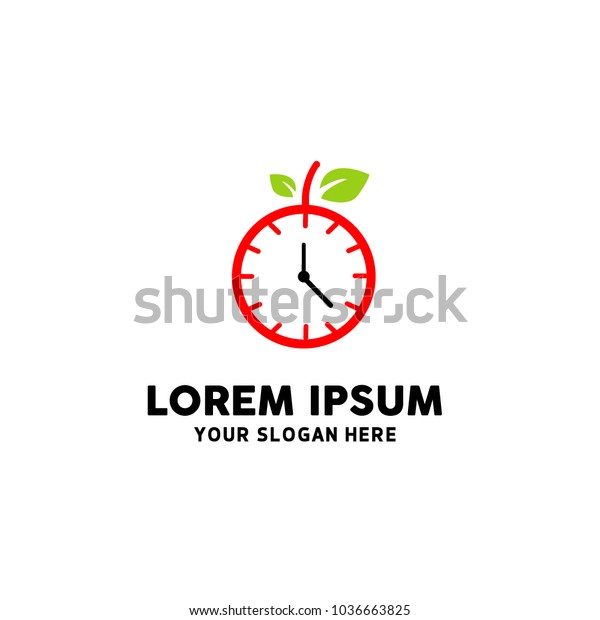 Eco Time Logo Template Stock Vector (Royalty Free) 1036663825 ...