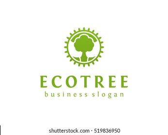 Eco Tree Nature Logo Stock Vector (Royalty Free) 519836950 | Shutterstock