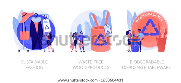 Ecological Integrity Eco Friendly Innovations Icons Stock Vector ...