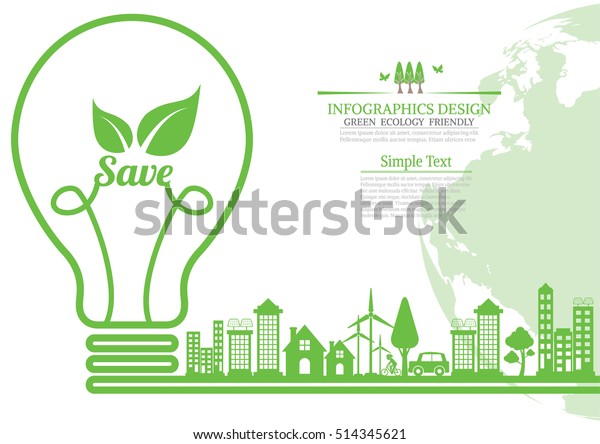 Ecology Environmentally Friendly Concept Stock Vector (Royalty Free ...